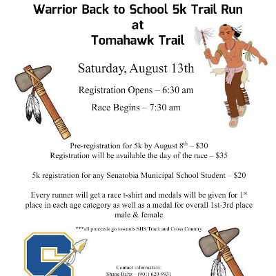 2022 — Warrior Back to School 5K Trail Run — Race Roster — Registration ...