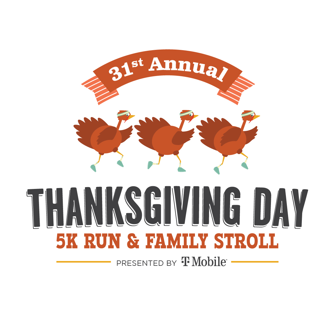 2020 31st Annual Thanksgiving Day 5K Run Family Stroll Race