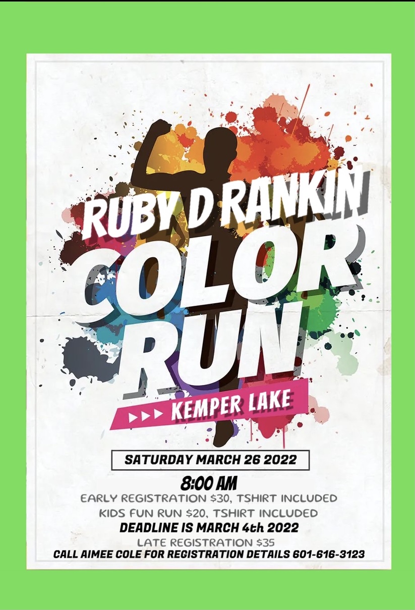 2022 — Ruby D Rankin 5K Color Run/Walk — Race Roster — Registration ...