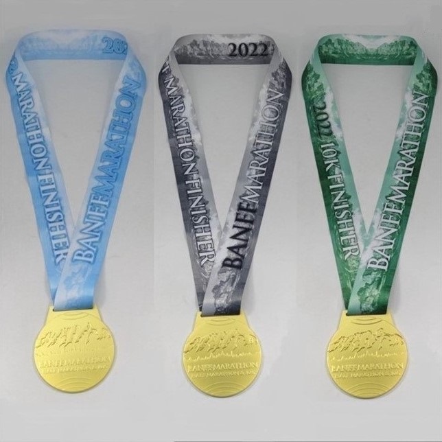 10K Finisher Medal — Store — 2023 Banff Marathon, Half and 10K — Race ...