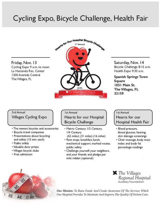 2015 — Hearts for Our Hospital Bicycle Challenge — Race Roster ...